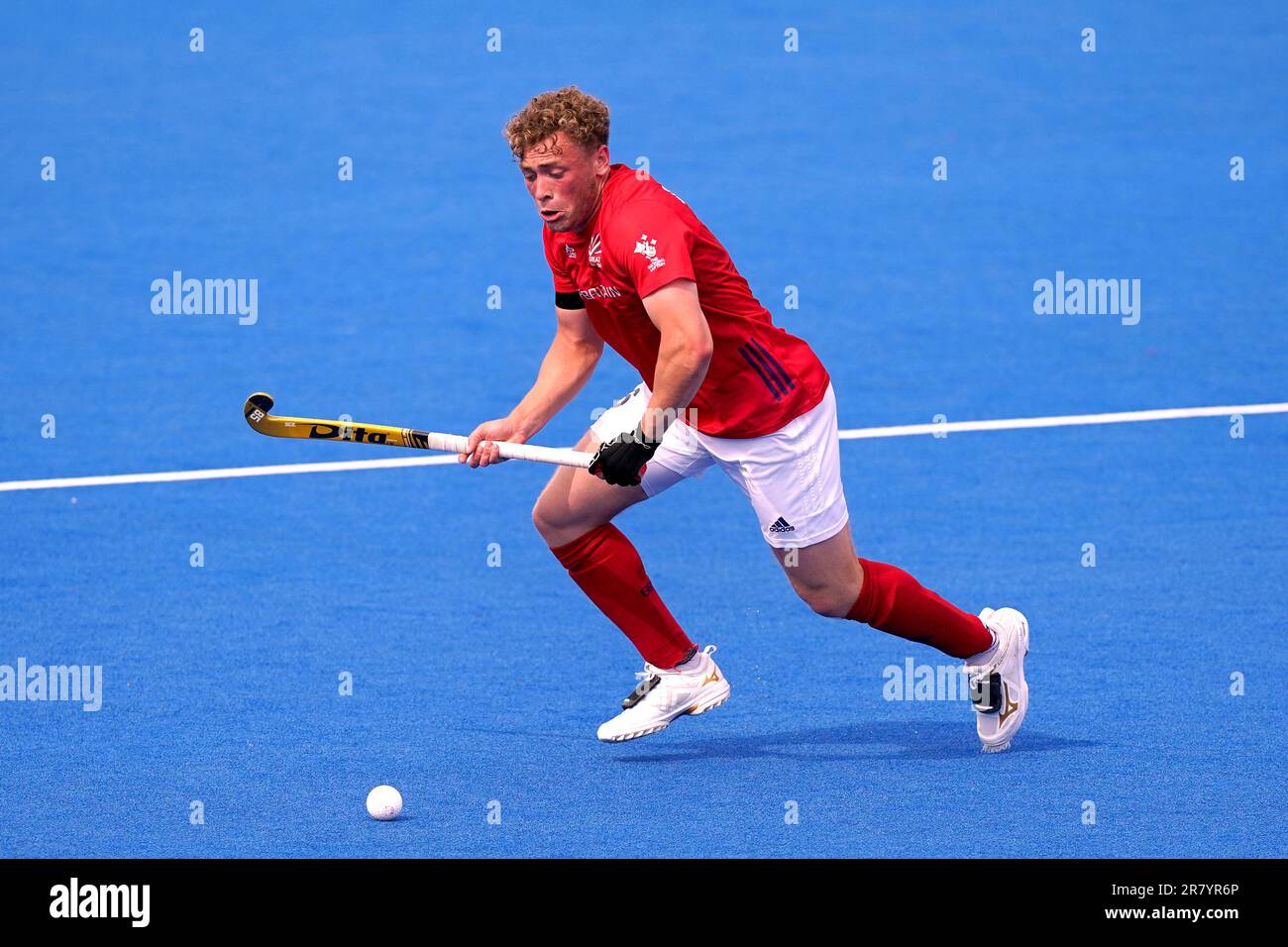 Great Britain’s Jacob Draper during the FIH Hockey Pro League match at ...