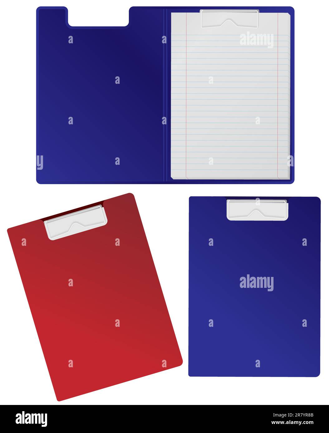 Red clipboard paper sheets hi-res stock photography and images - Alamy
