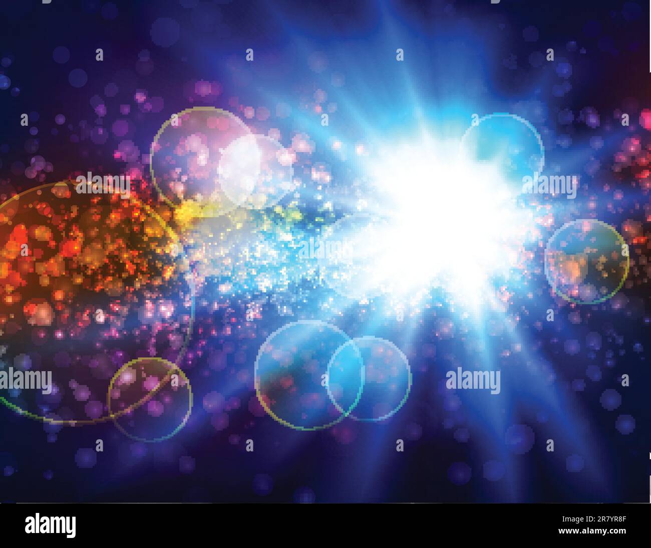 Light burst background with lots of particles Stock Vector Image & Art ...