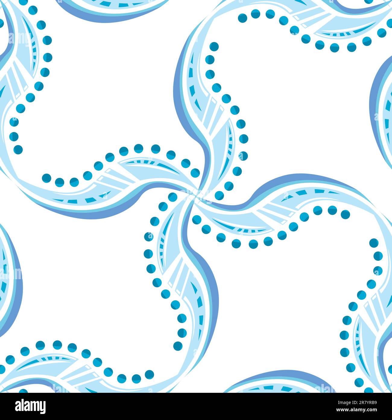 Wavy patterns of lines and dots in seamless background Stock Vector ...