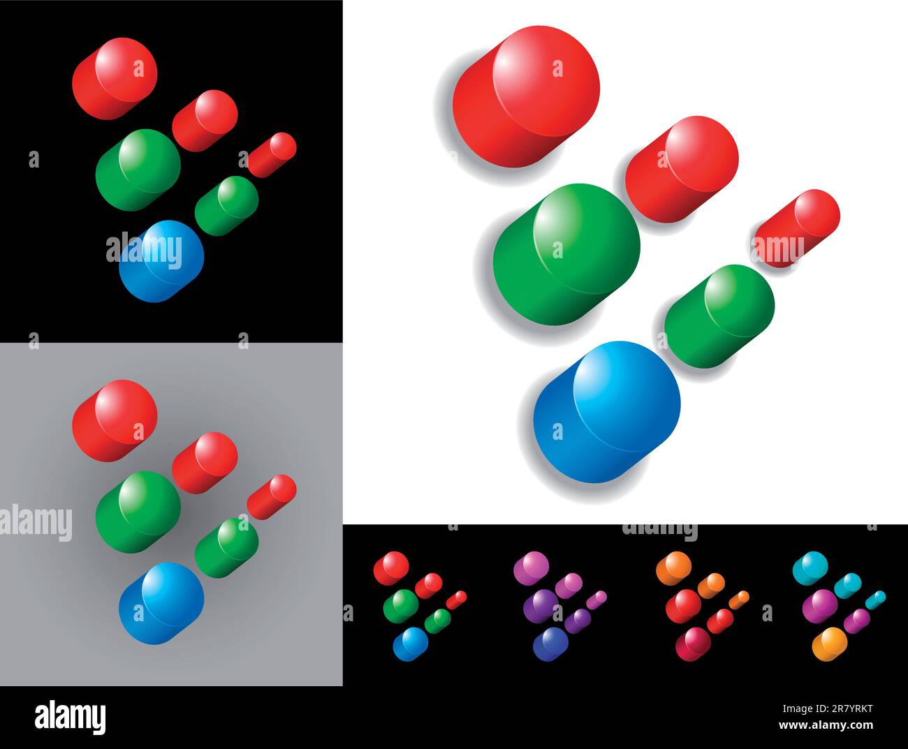 Abstract graphic design of 3d icon or symbol Stock Vector Image & Art ...
