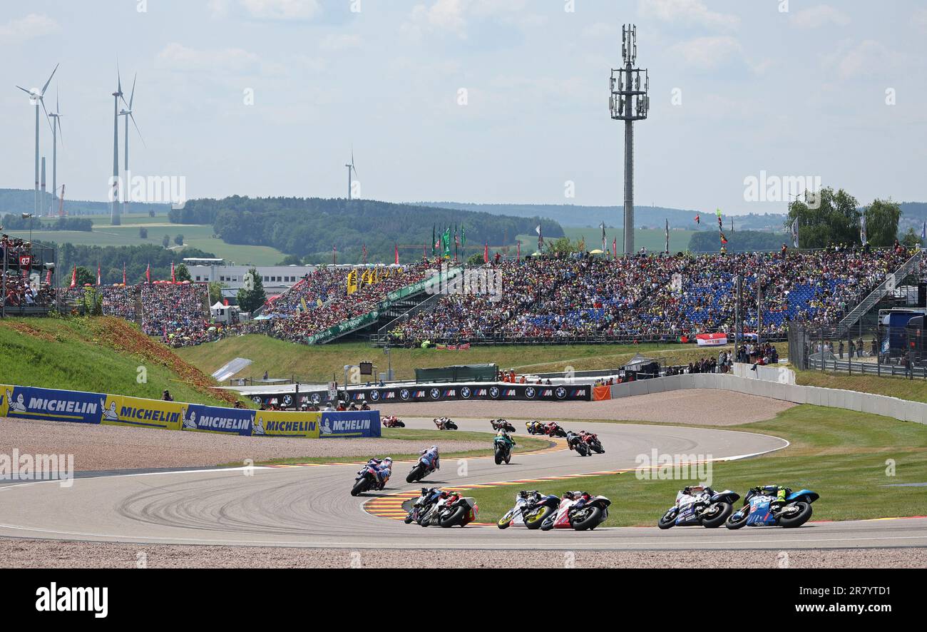Hohenstein Ernstthal, Germany. 18th June, 2023. Motorsport, motorcycle ...