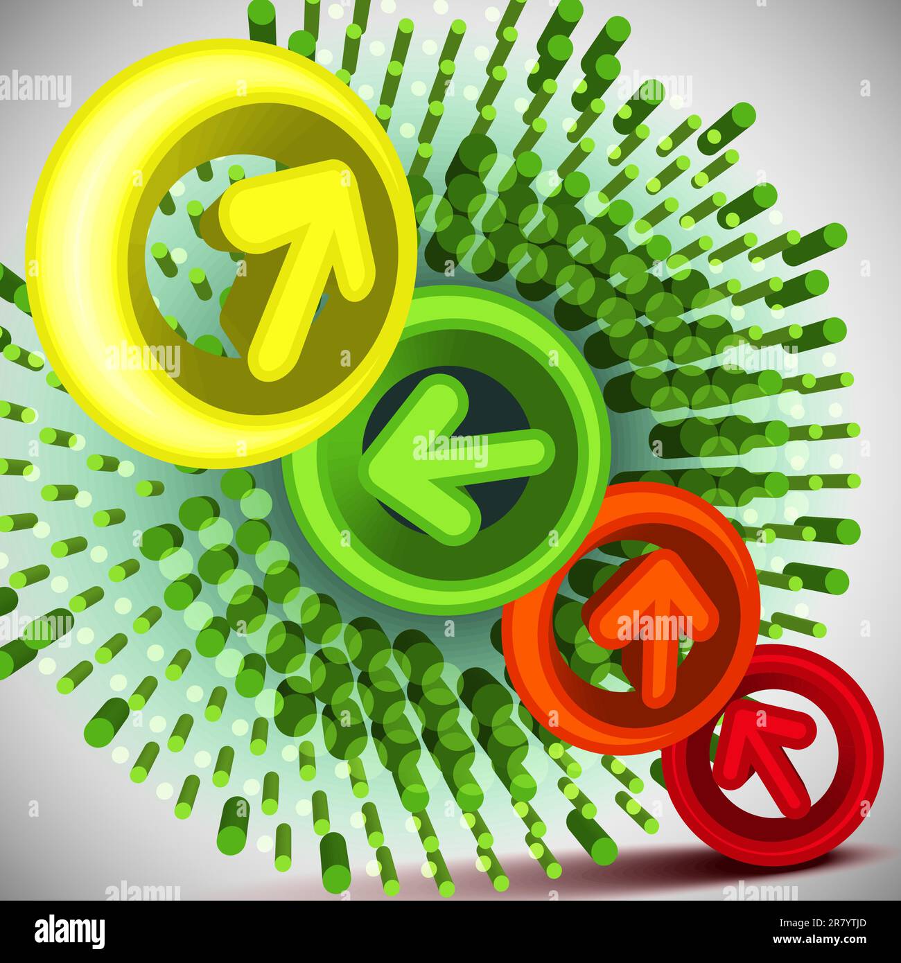 Red arrows pattern Stock Vector Images - Alamy