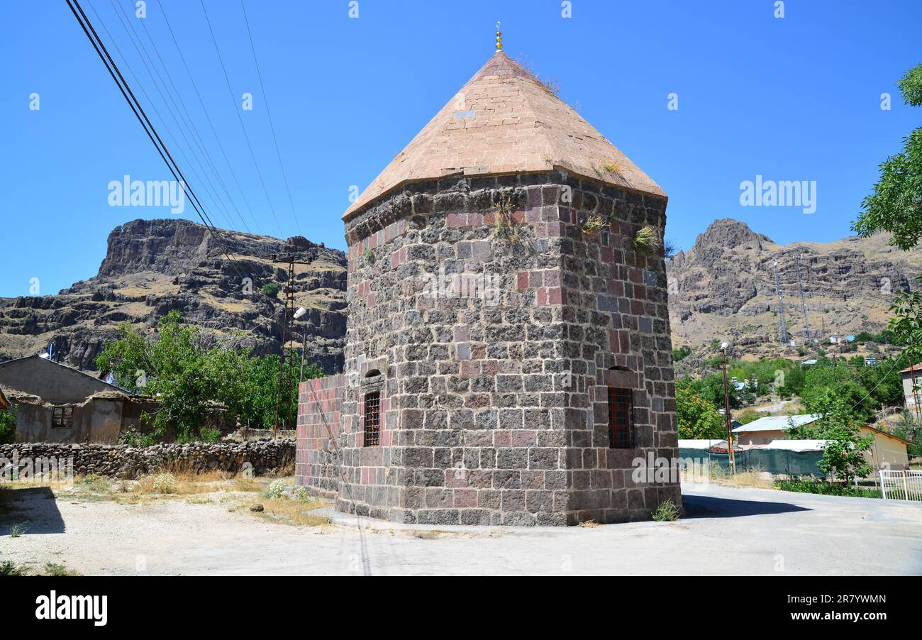 Located in Mazgirt, Turkey, the Elti Hatun Mosque and Tomb was built in ...