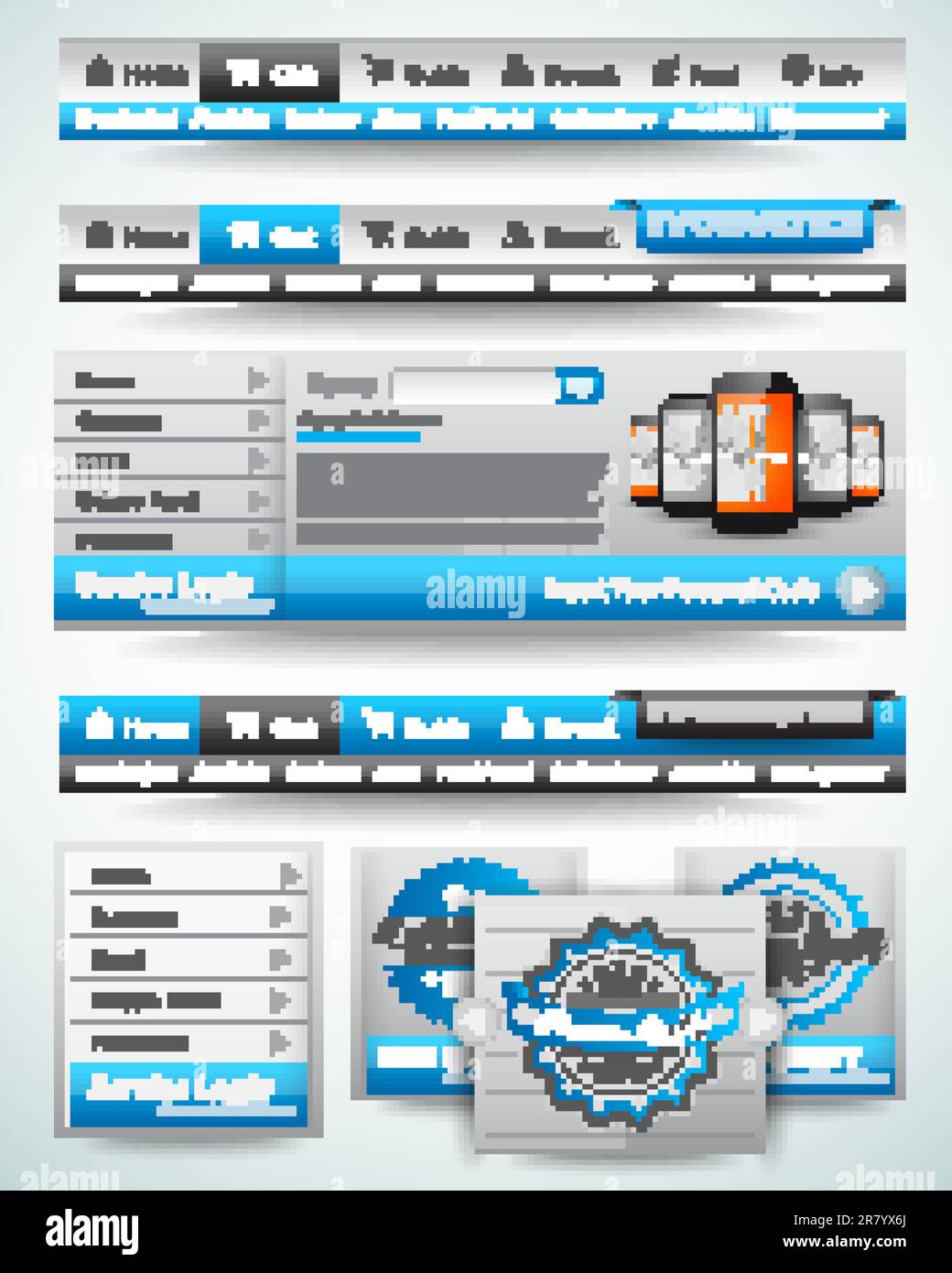 Premium templates and Web stuff master collection: graphs, histograms ...