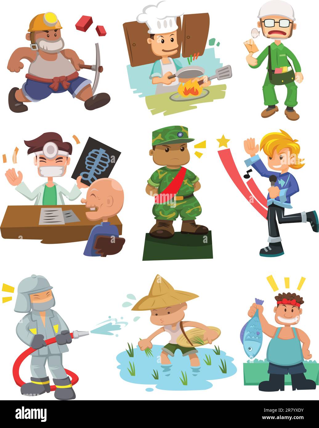 Job happy Cut Out Stock Images & Pictures - Alamy