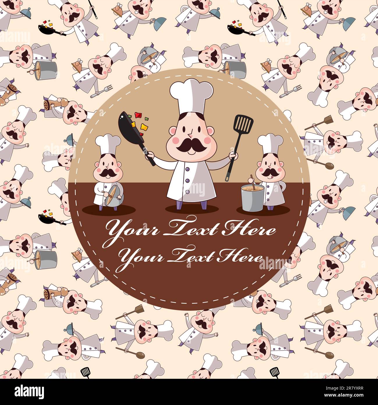 Cartoon female chef Stock Vector Images - Alamy