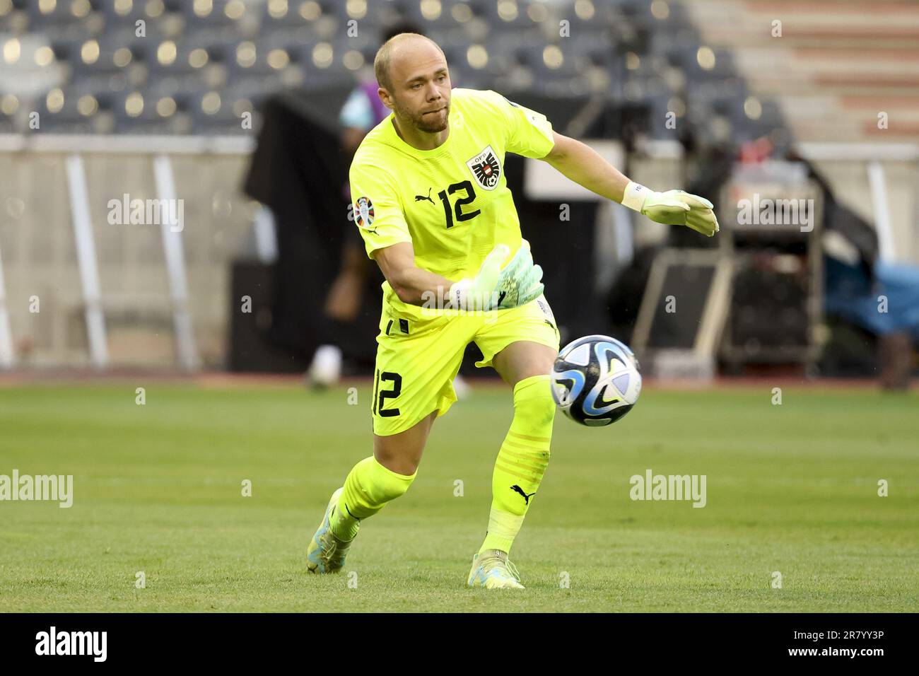 Goalkeeper of Austria Alexander Schlager during the UEFA Euro 2024 ...