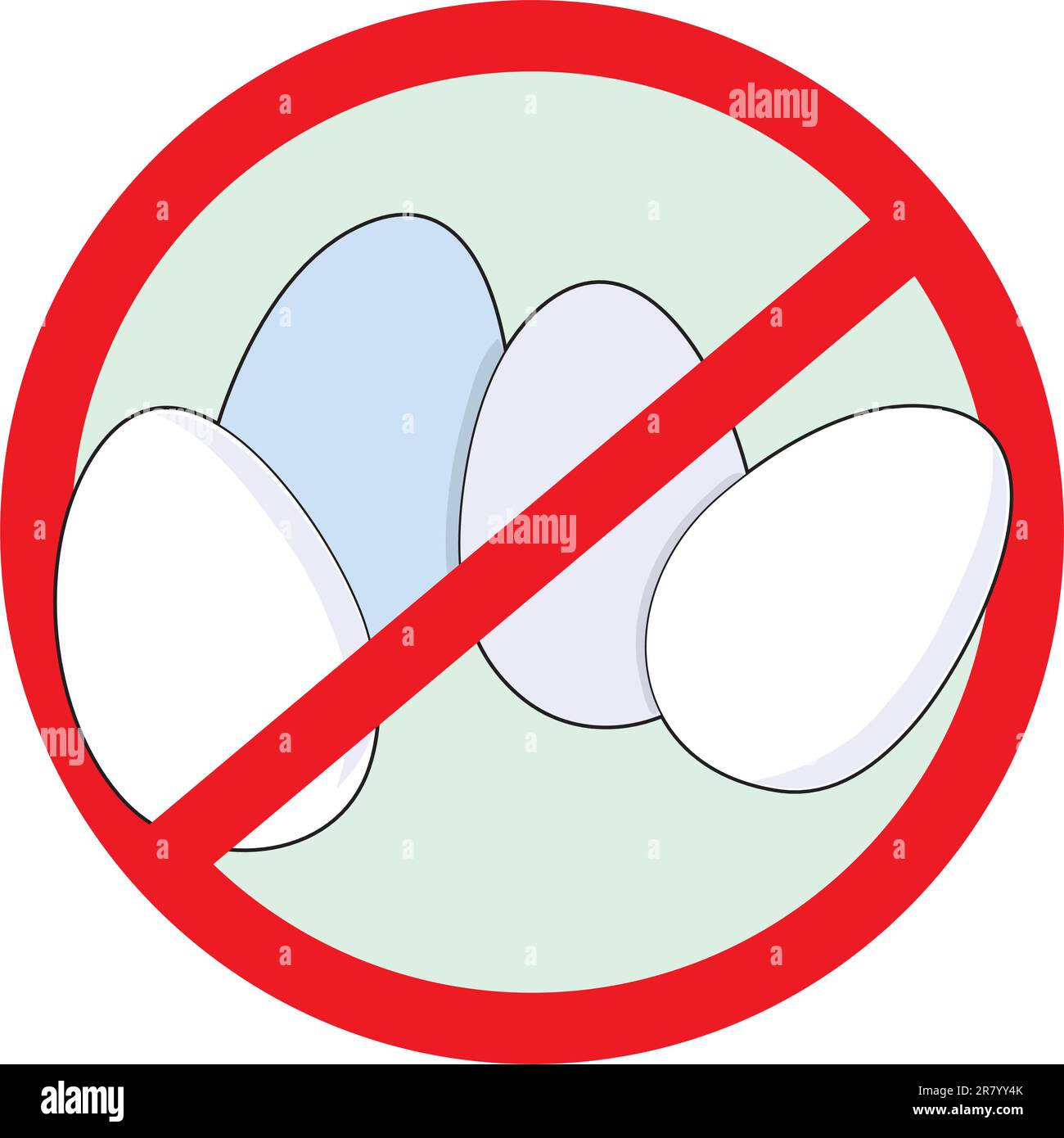 Red Circle Logo With Slash