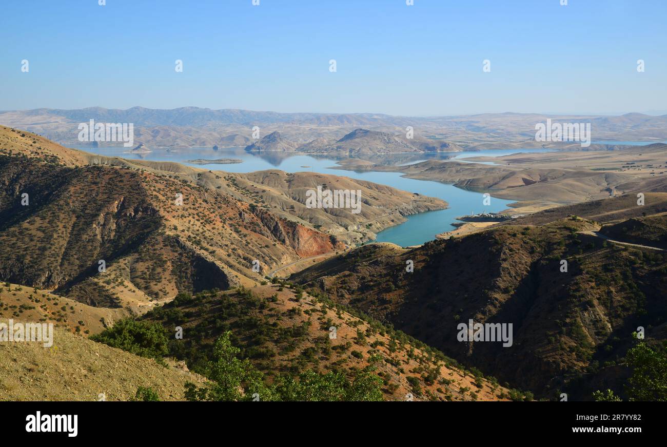 Pertek Castle, located in Tunceli, Turkey, was built in the 12th ...