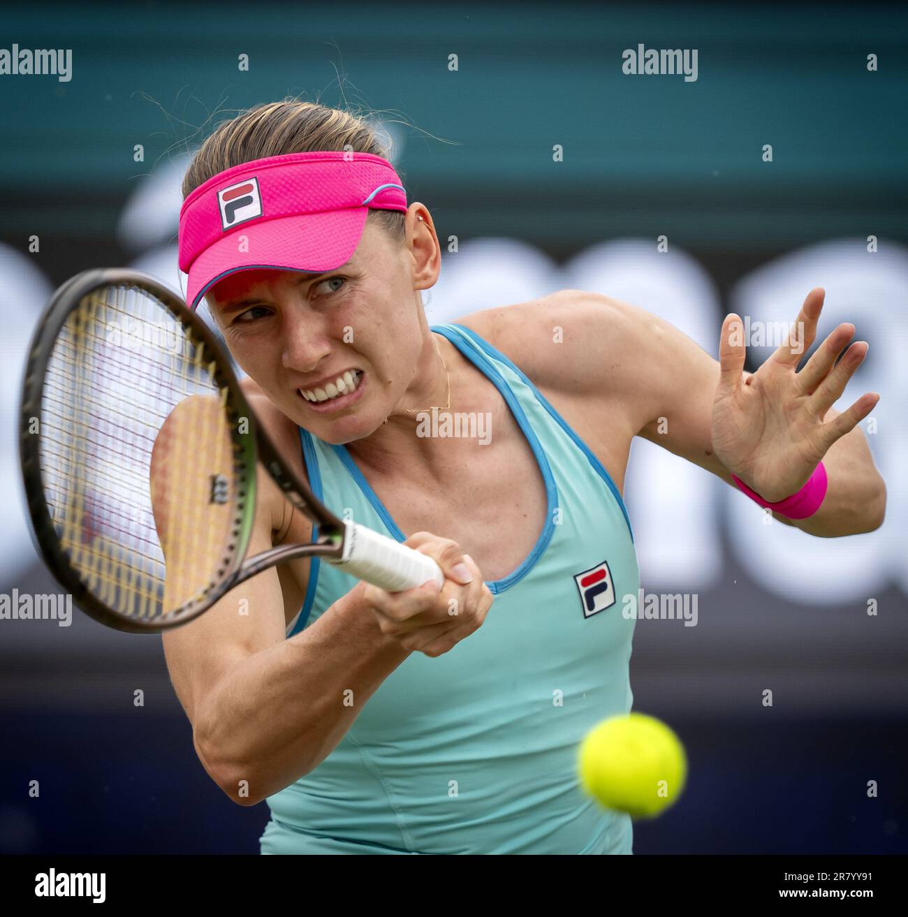 ROSMALEN - Ekaterina Alexandrova (RUS) in action against Veronika ...