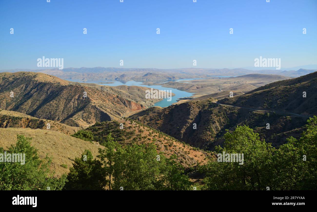 Pertek Castle, located in Tunceli, Turkey, was built in the 12th ...