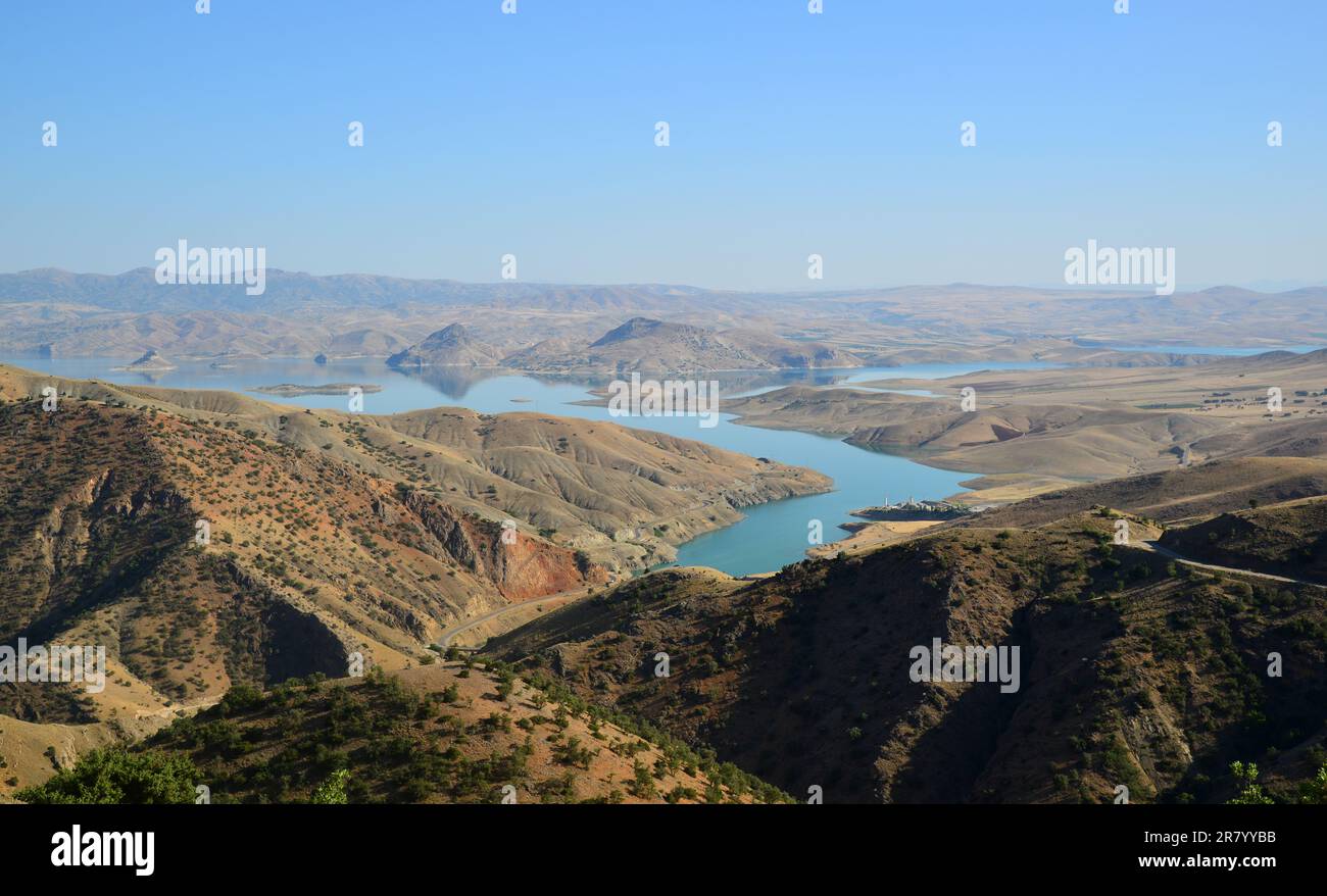 Pertek Castle, located in Tunceli, Turkey, was built in the 12th ...