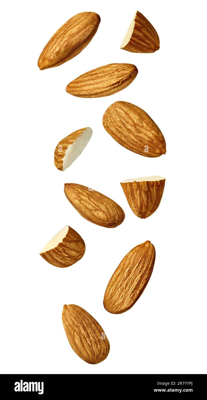 Almonds falling hi-res stock photography and images - Alamy