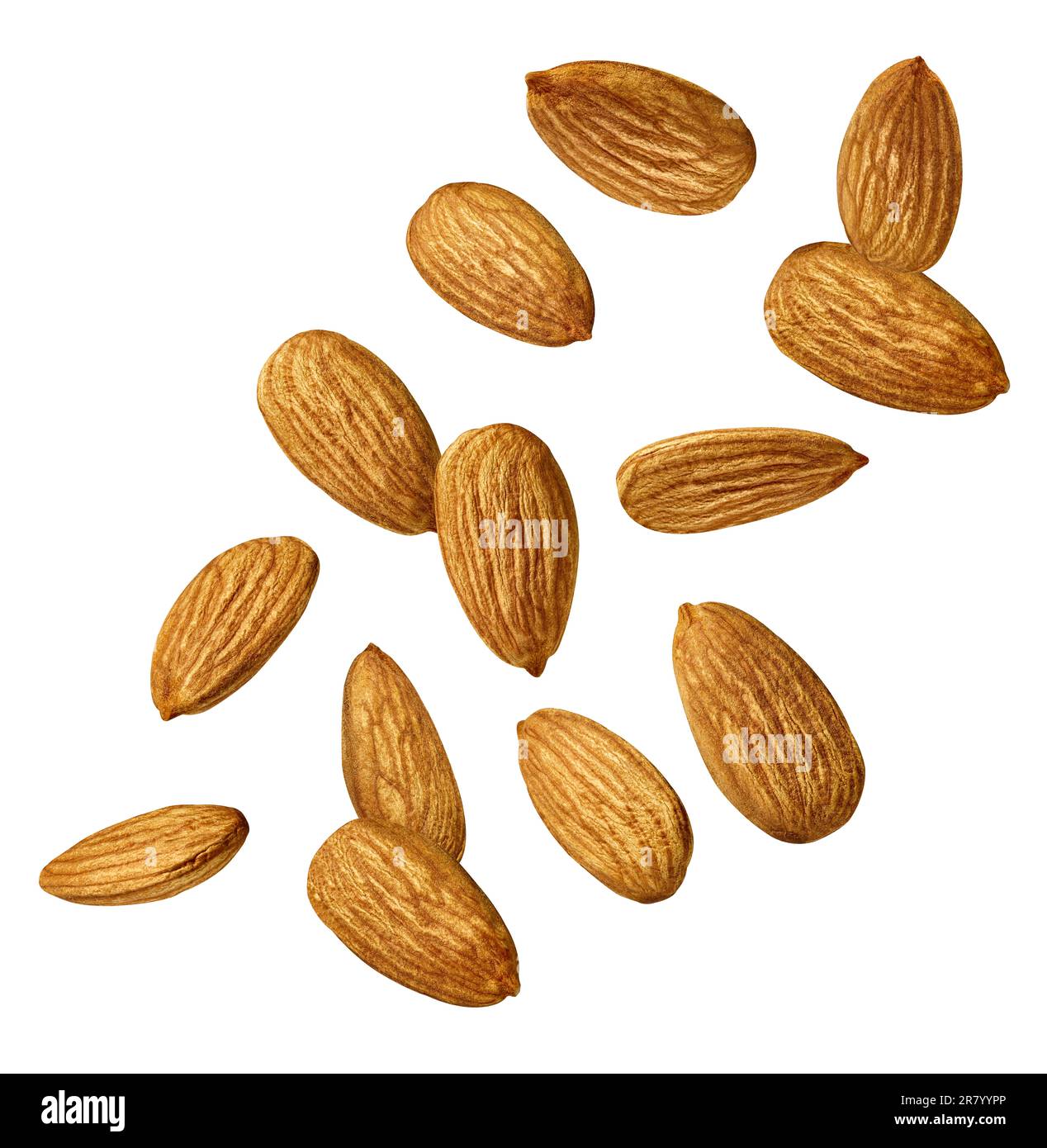 Almonds falling hi-res stock photography and images - Alamy