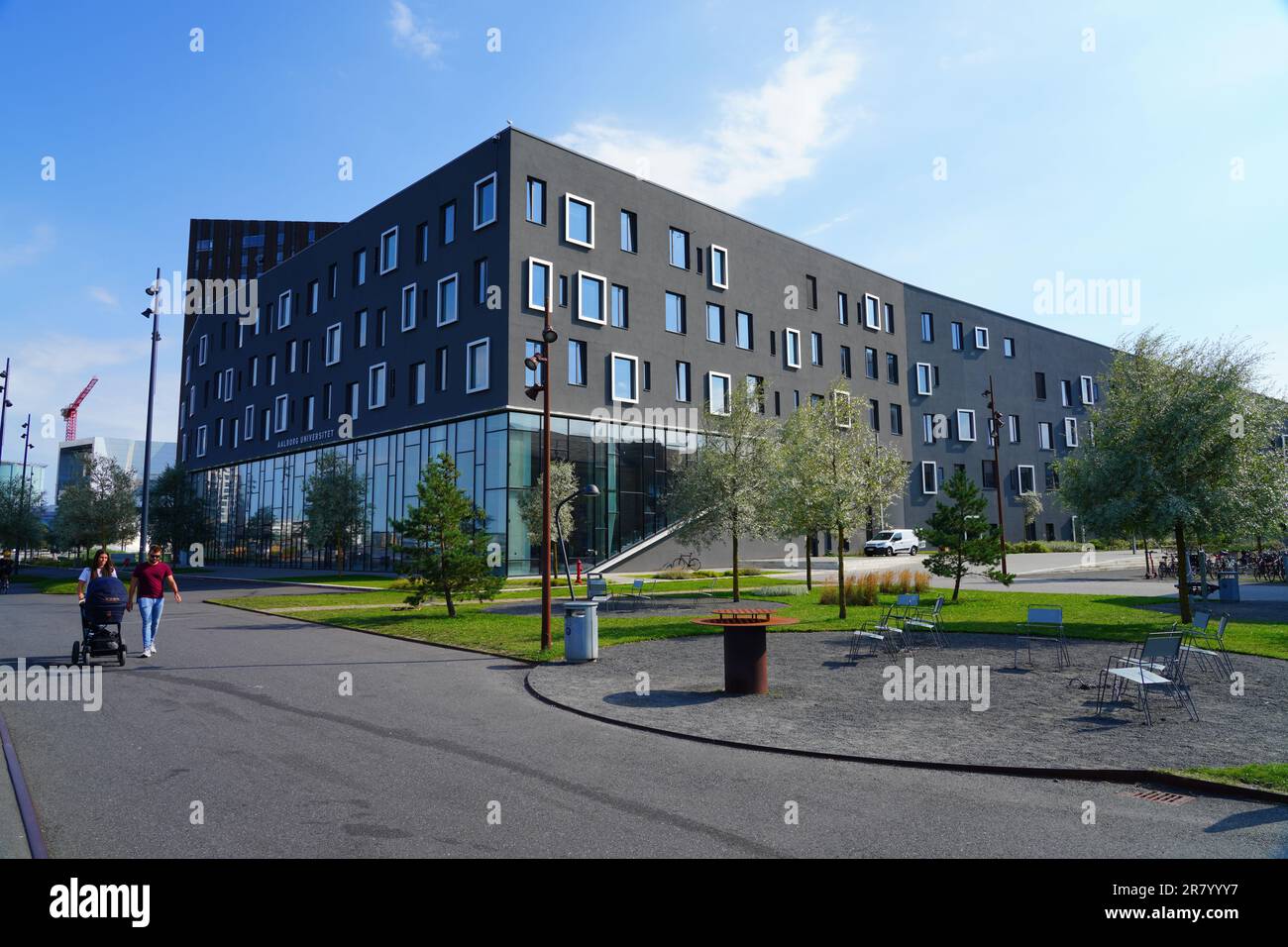 AALBORG, DENMARK -23 AUG 2022- View of the campus of Aalborg University ... AALBORG, DENMARK -23 AUG 2022- View of the campus of Aalborg University ...