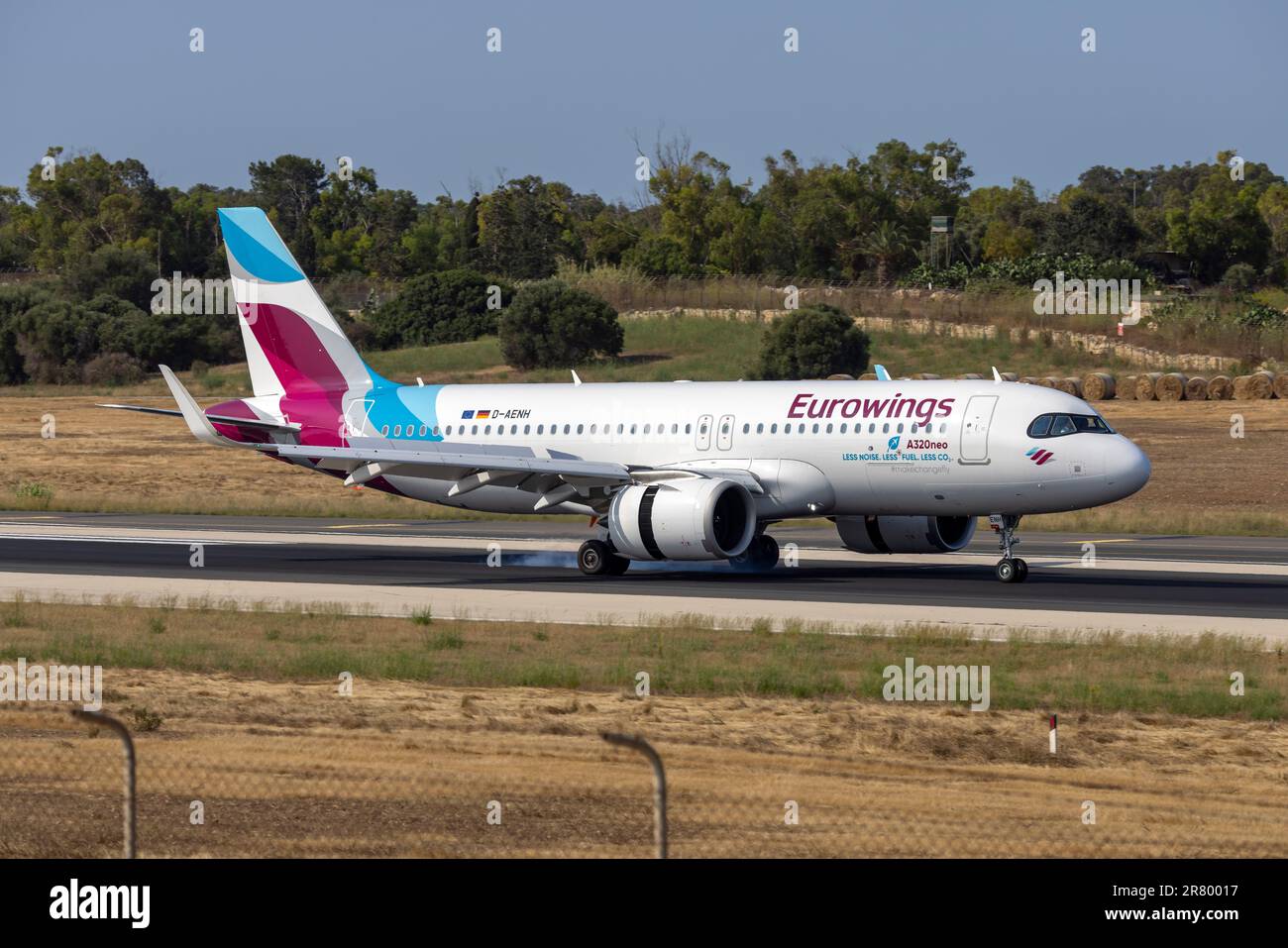 Eurowings Airbus A320-251N (Reg.: D-AENH), one of the latest additions ...