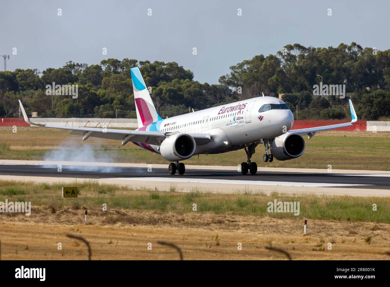 Eurowings Airbus A320-251N (Reg.: D-AENH), one of the latest additions ...