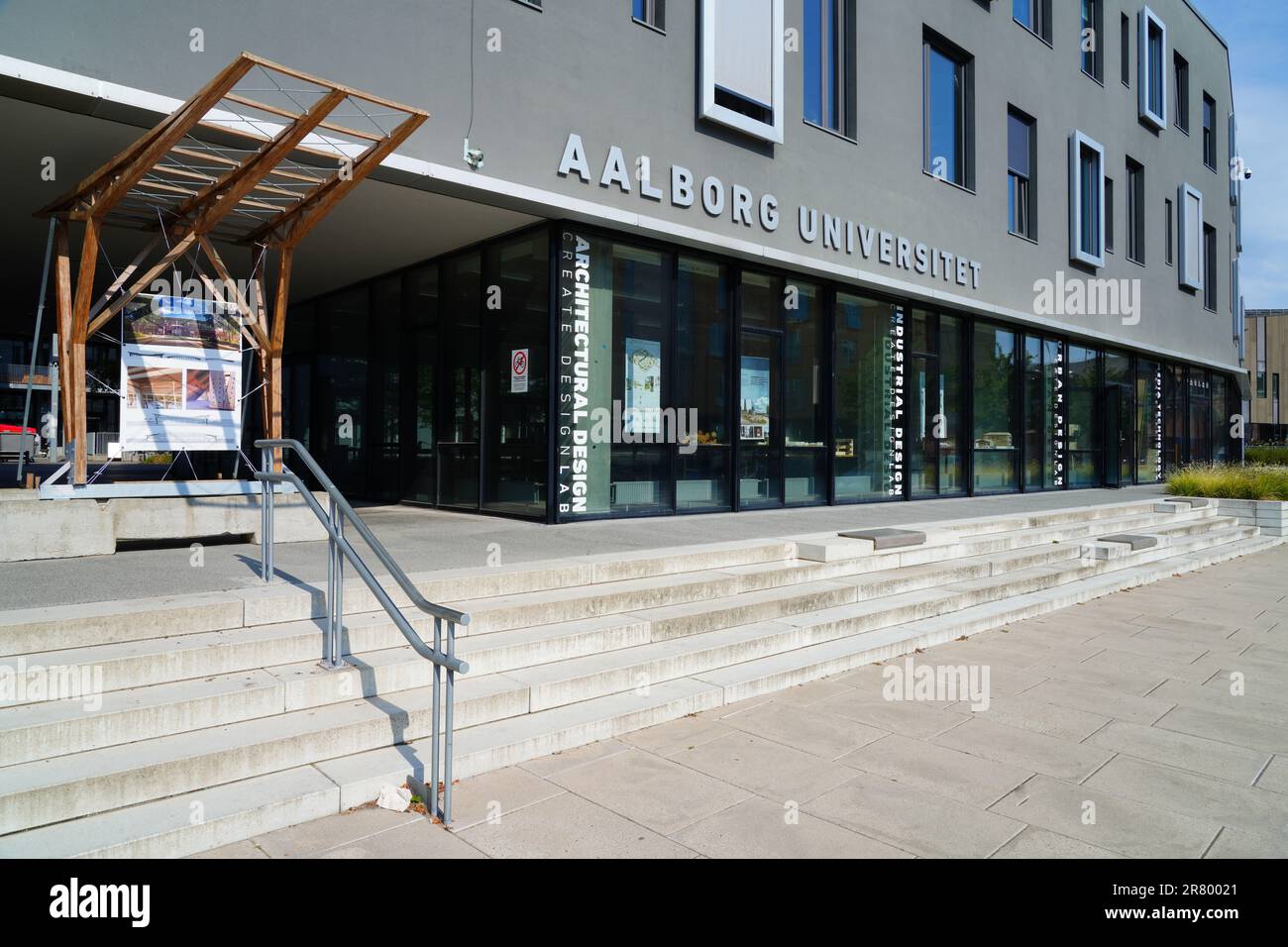 Aalborg Denmark 23 Aug 2022 View Of The Campus Of Aalborg University