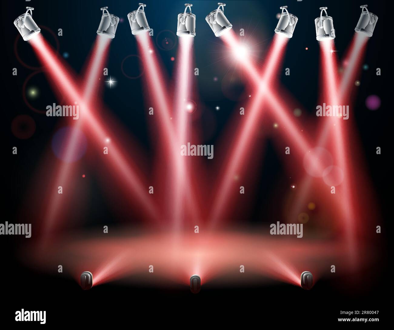 Floor Spotlight Vector