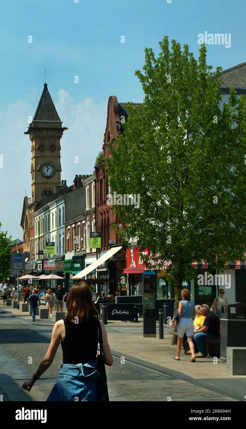 Preston town centre Stock Photo - Alamy