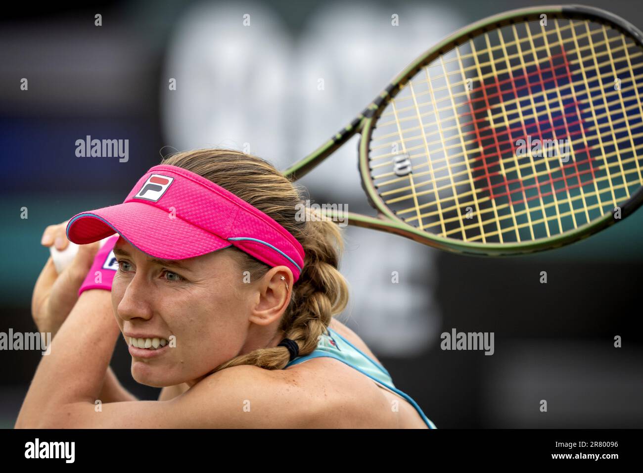 ROSMALEN - Ekaterina Alexandrova (RUS) in action against Veronika ...