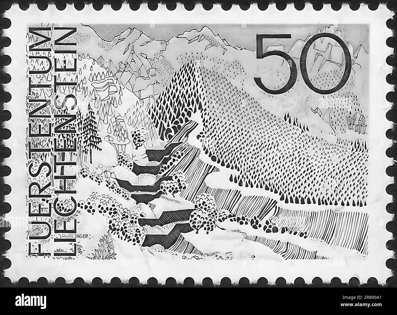 White background and liechtenstein Black and White Stock Photos ...