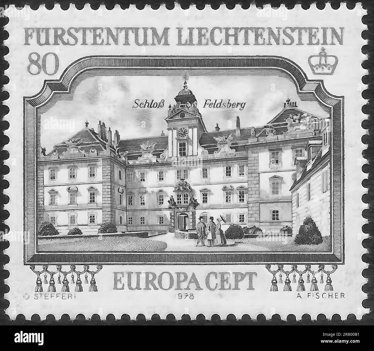 White background and liechtenstein Black and White Stock Photos ...