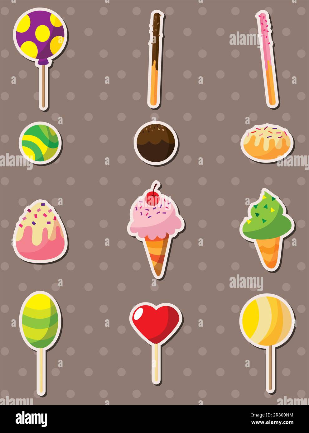 Cartoon character candy ice cream hi-res stock photography and images ...