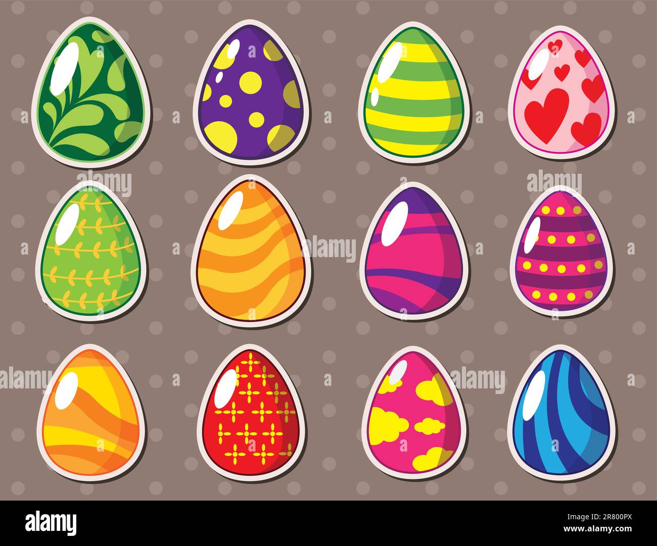 Egg stickers hi-res stock photography and images - Alamy