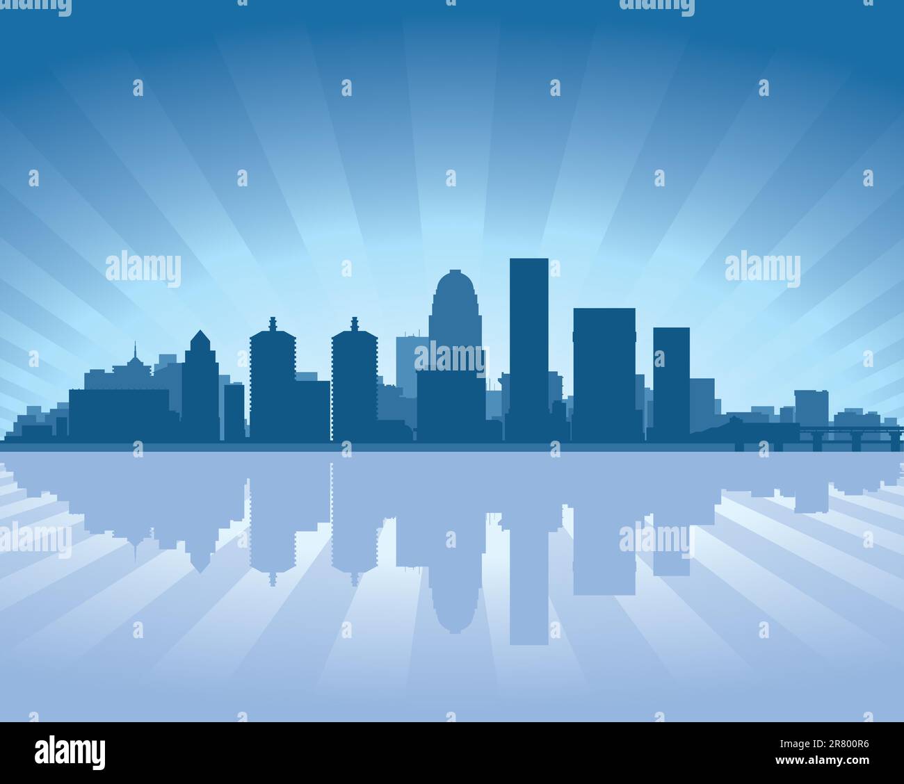 City skyline louisville kentucky Stock Vector Images - Alamy