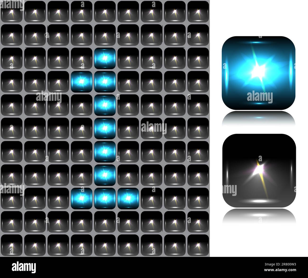 Light was made to flash Stock Vector Images - Alamy