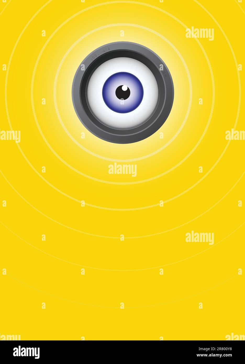 Eye in camera Stock Vector Images - Alamy