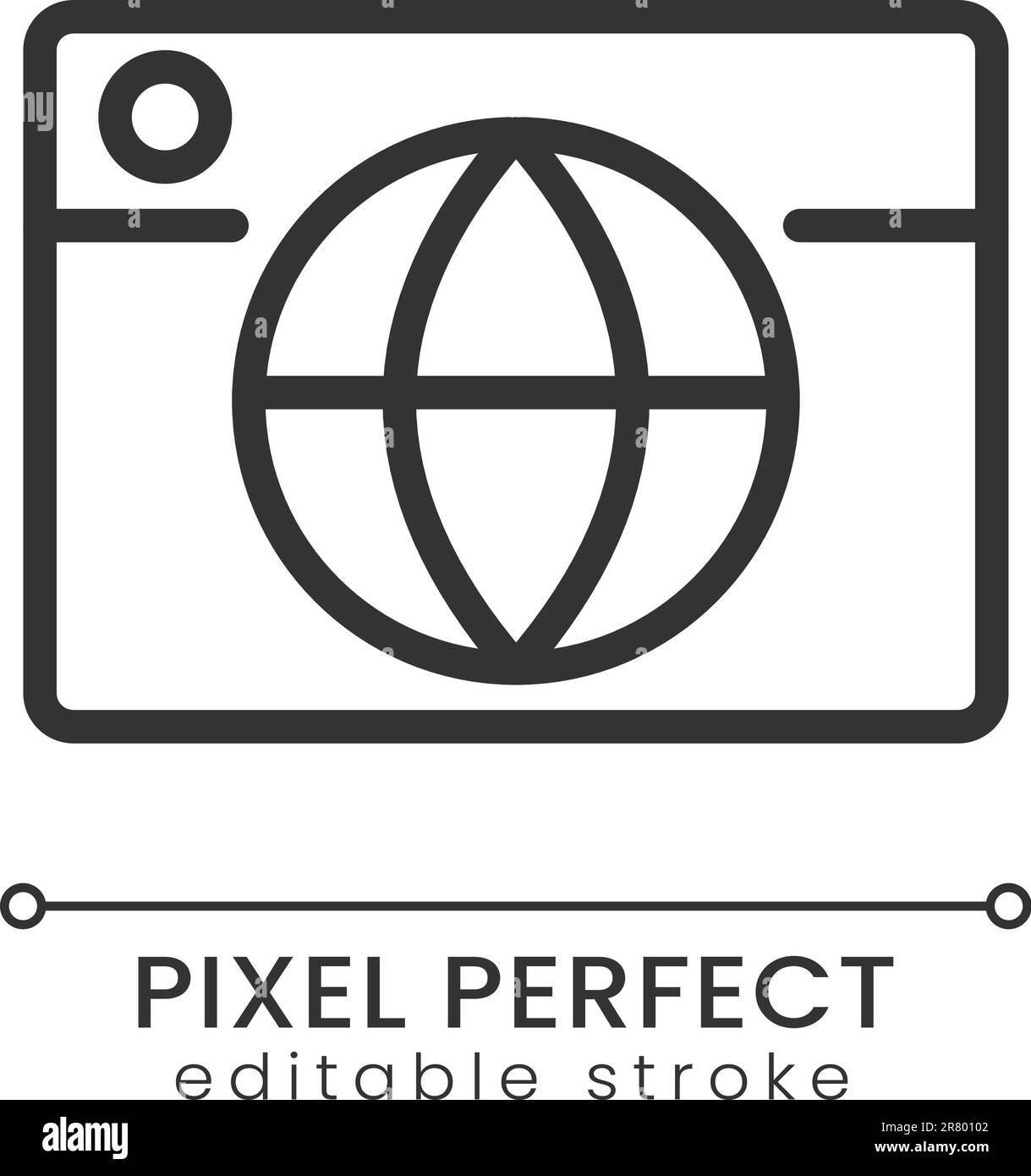 International business pixel perfect linear icon Stock Vector Image ... International business pixel perfect linear icon Stock Vector Image ...