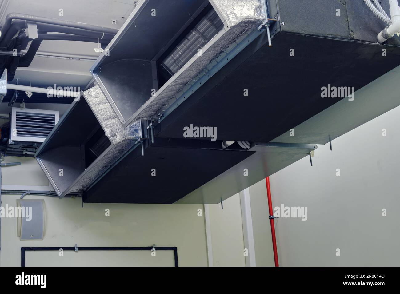 System of ceiling industrial air conditioners for server room cooling ...