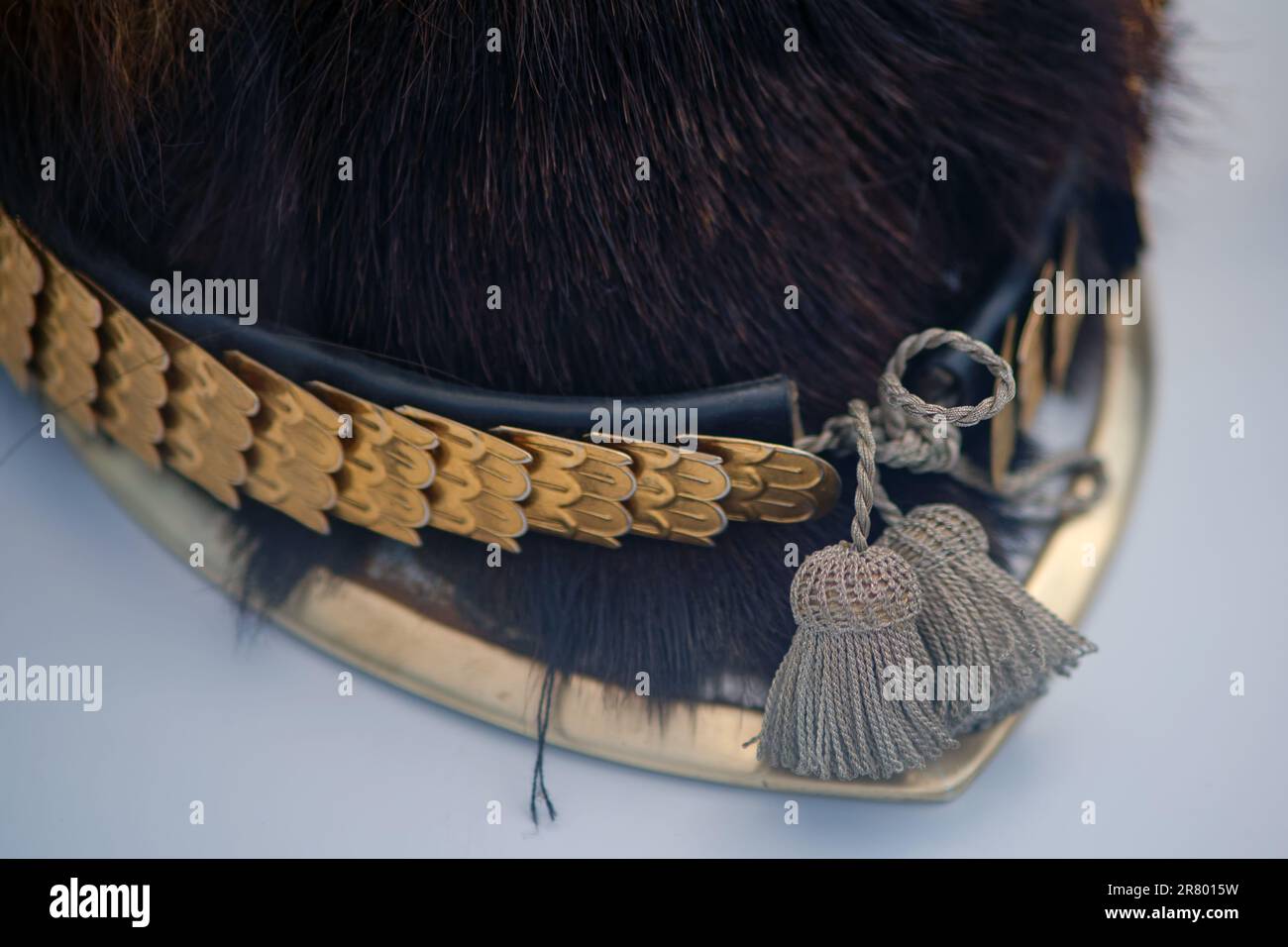 Helmet of the 19th century French cuirassier of the Napoleonic Wars ...