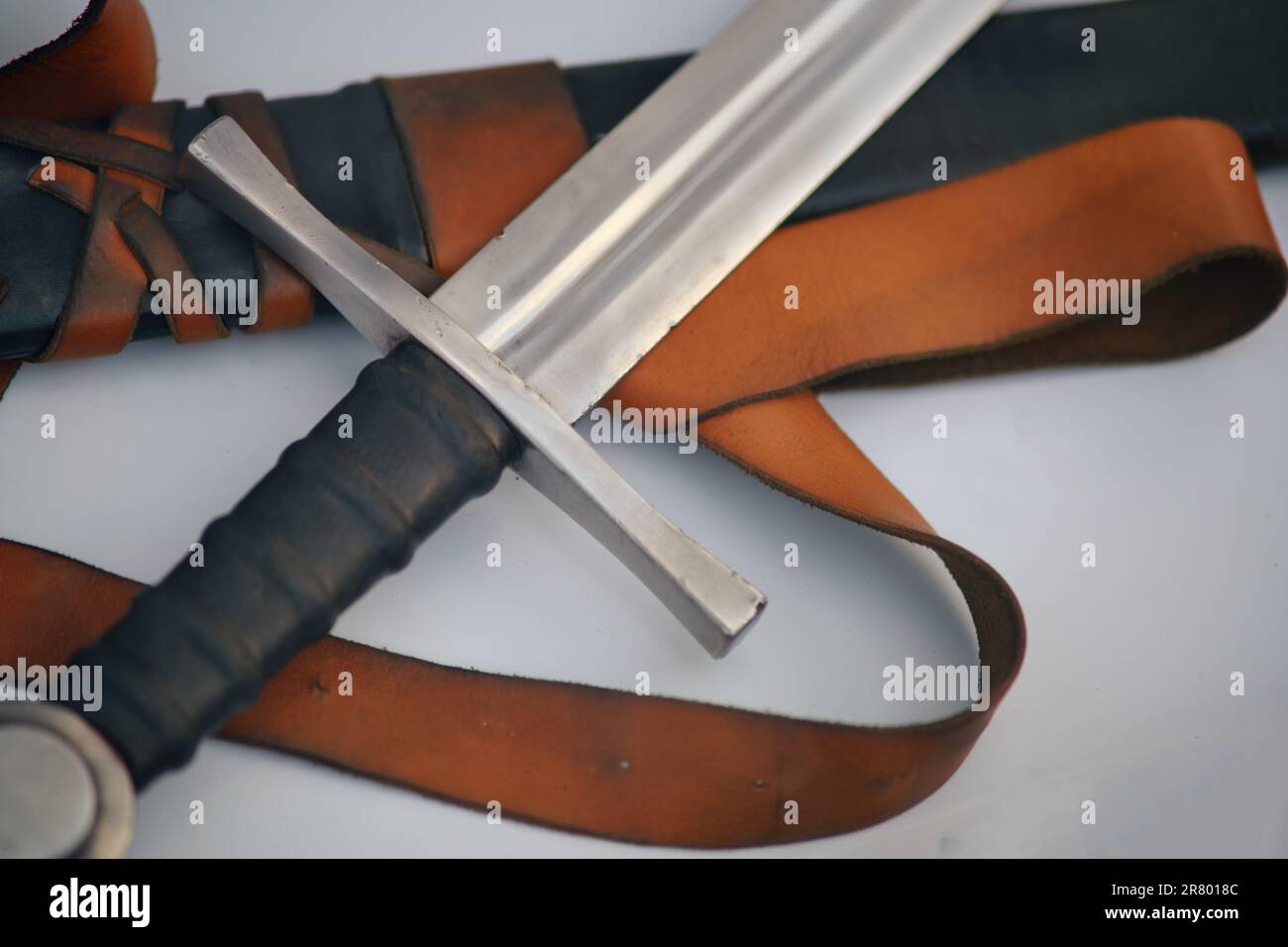 Sword of a medieval warrior of the Russian squad. Objects of medieval ...