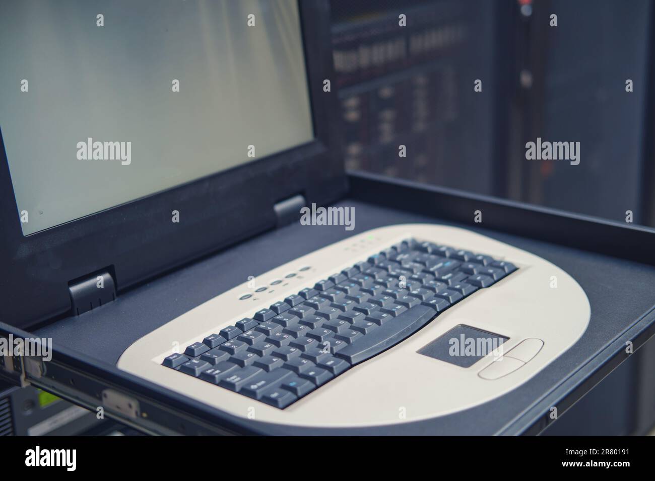 The hardware equipment is managed from the console panel in the server ...