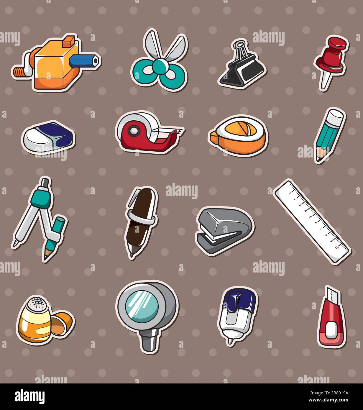 Doodle stationery hi-res stock photography and images - Alamy