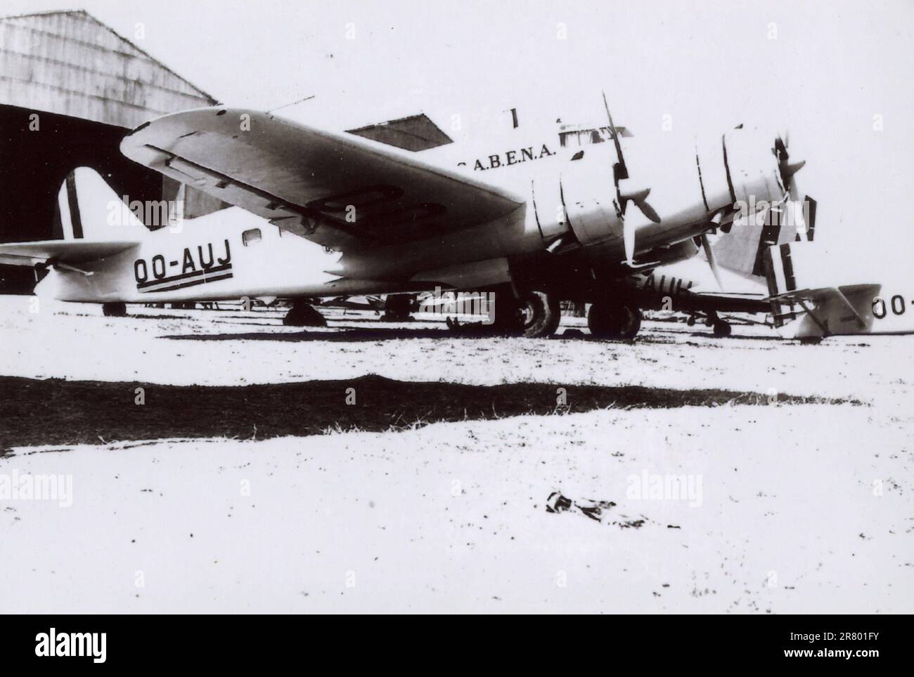 Italian aircraft Savoia-Marchetti S.M.73 Sabena, Italy 1930s Stock ...