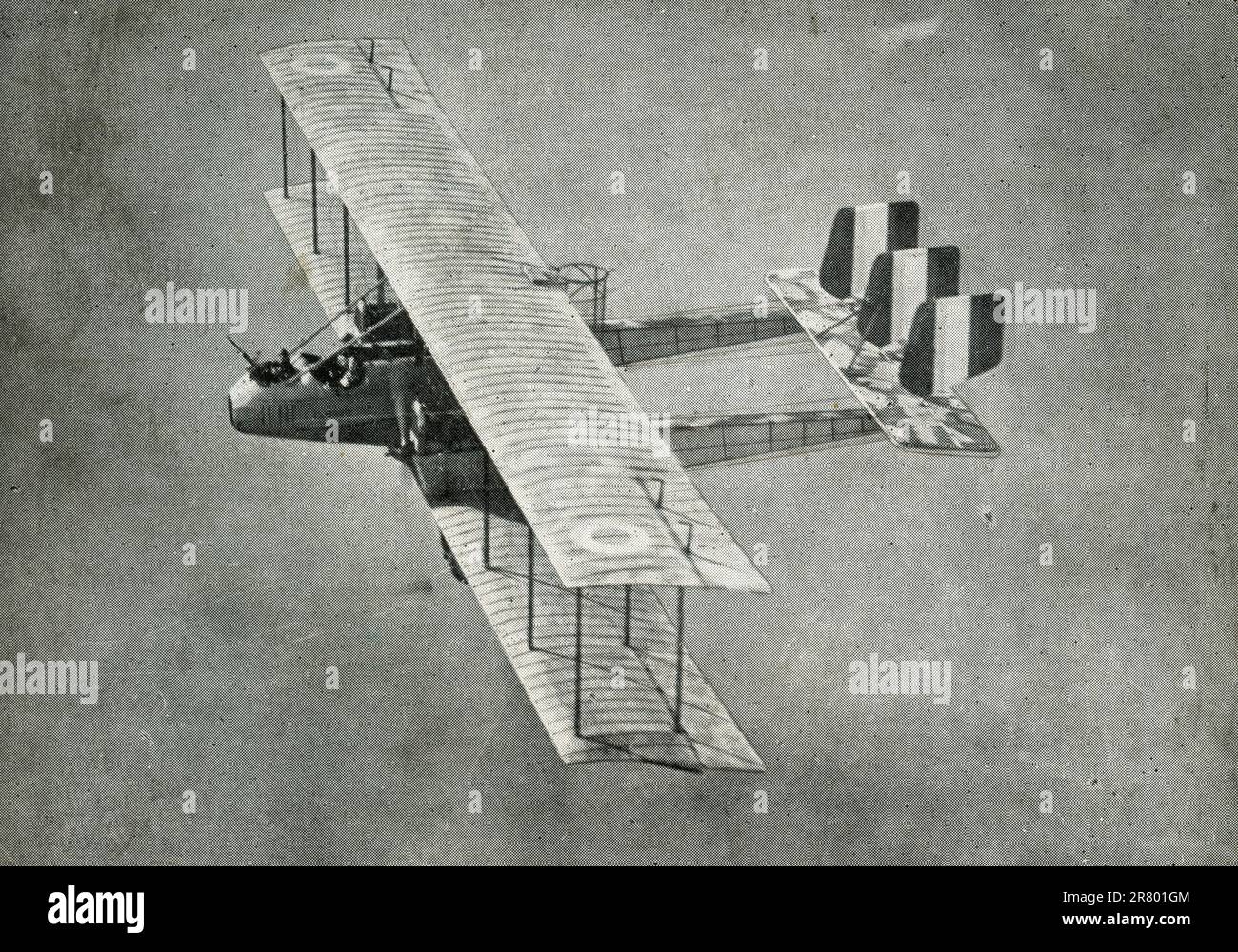 Italian aircraft Caproni CA.46 three-engine bomber, Italy 1917 Stock ...