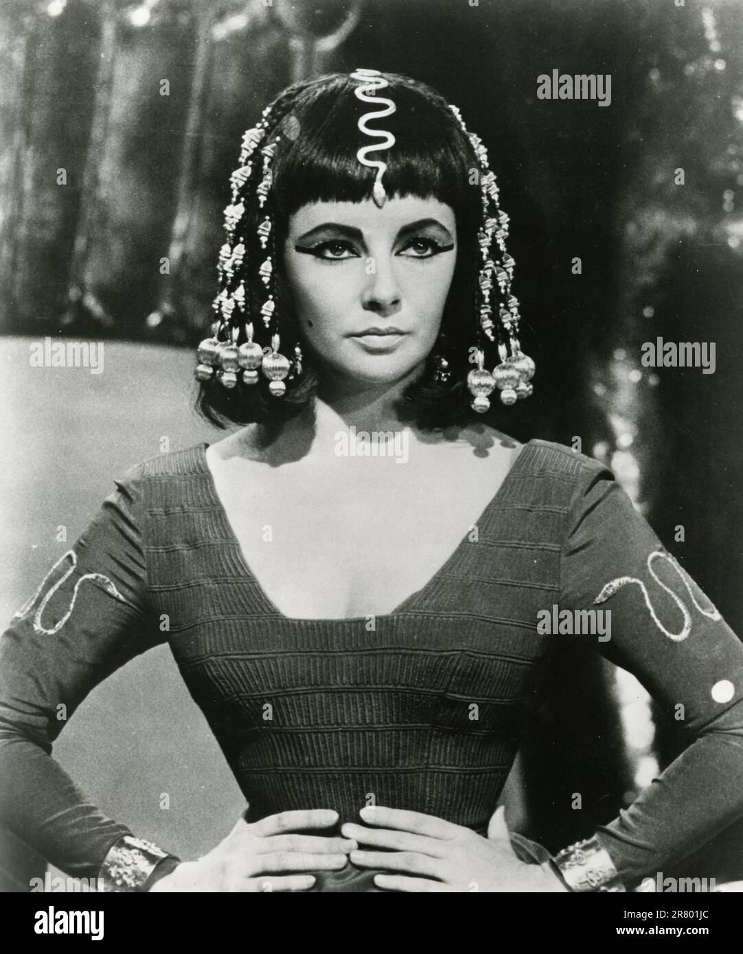 English actress Elizabeth Taylor in the movie The Love Goddesses, USA ...