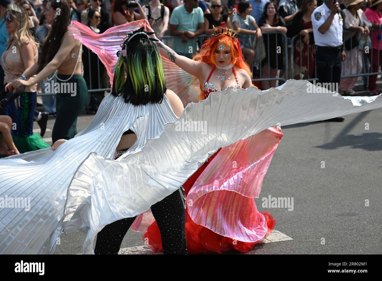 June 18, 2023, NewYork, New York: (NEW) The Mermaid Parade in Coney ...