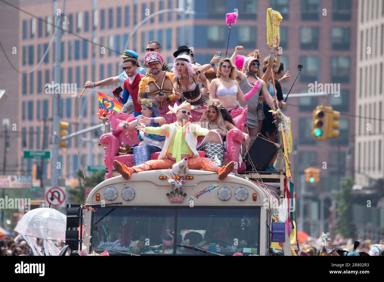 June 18, 2023, NewYork, New York: (NEW) The Mermaid Parade in Coney ...