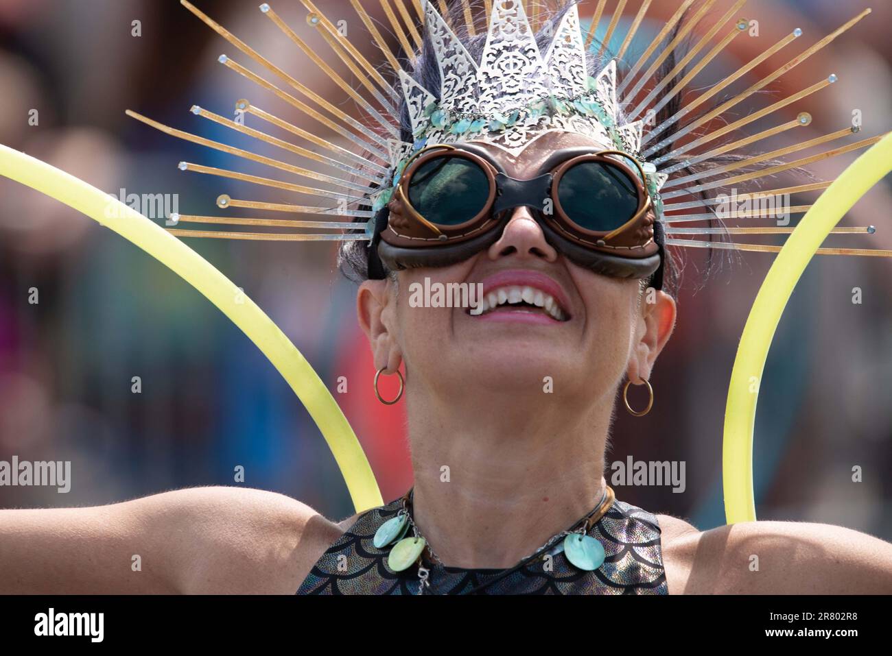 June 18, 2023, NewYork, New York: (NEW) The Mermaid Parade in Coney ...