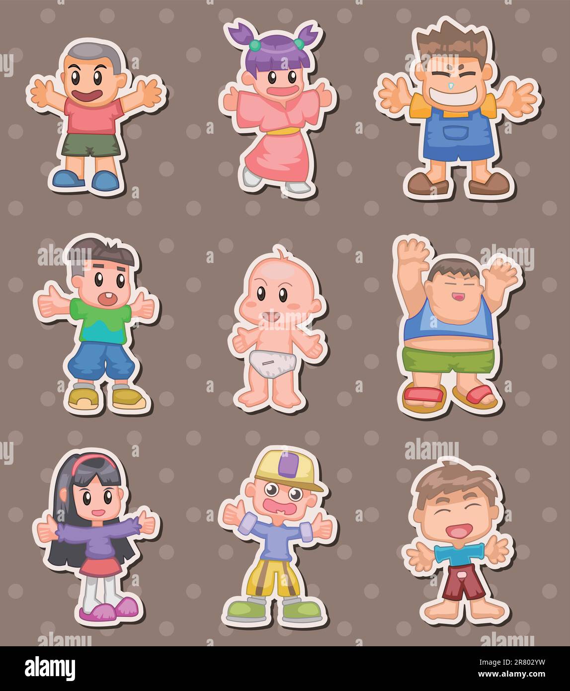 Kid preschooler Stock Vector Images - Alamy