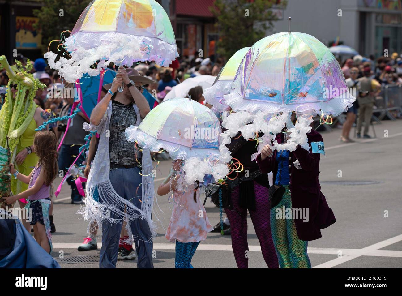 June 18, 2023, NewYork, New York: (NEW) The Mermaid Parade in Coney ...