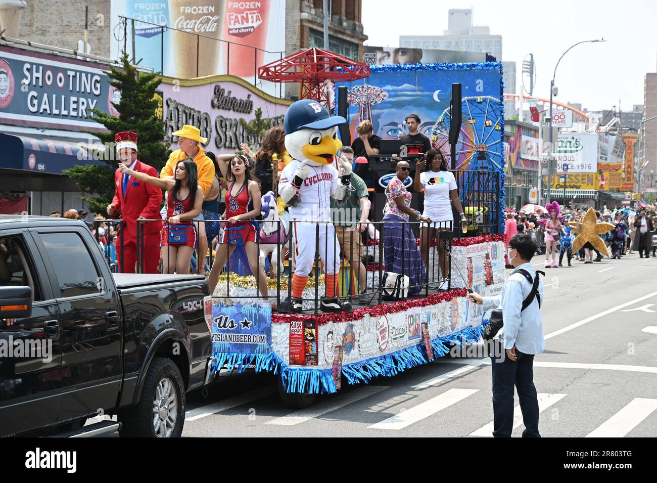 June 18, 2023, NewYork, New York: (NEW) The Mermaid Parade in Coney ...