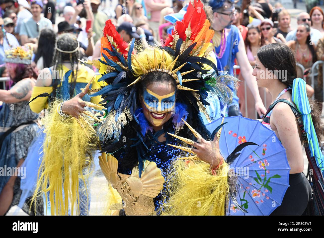 June 18, 2023, NewYork, New York: (NEW) The Mermaid Parade in Coney ...