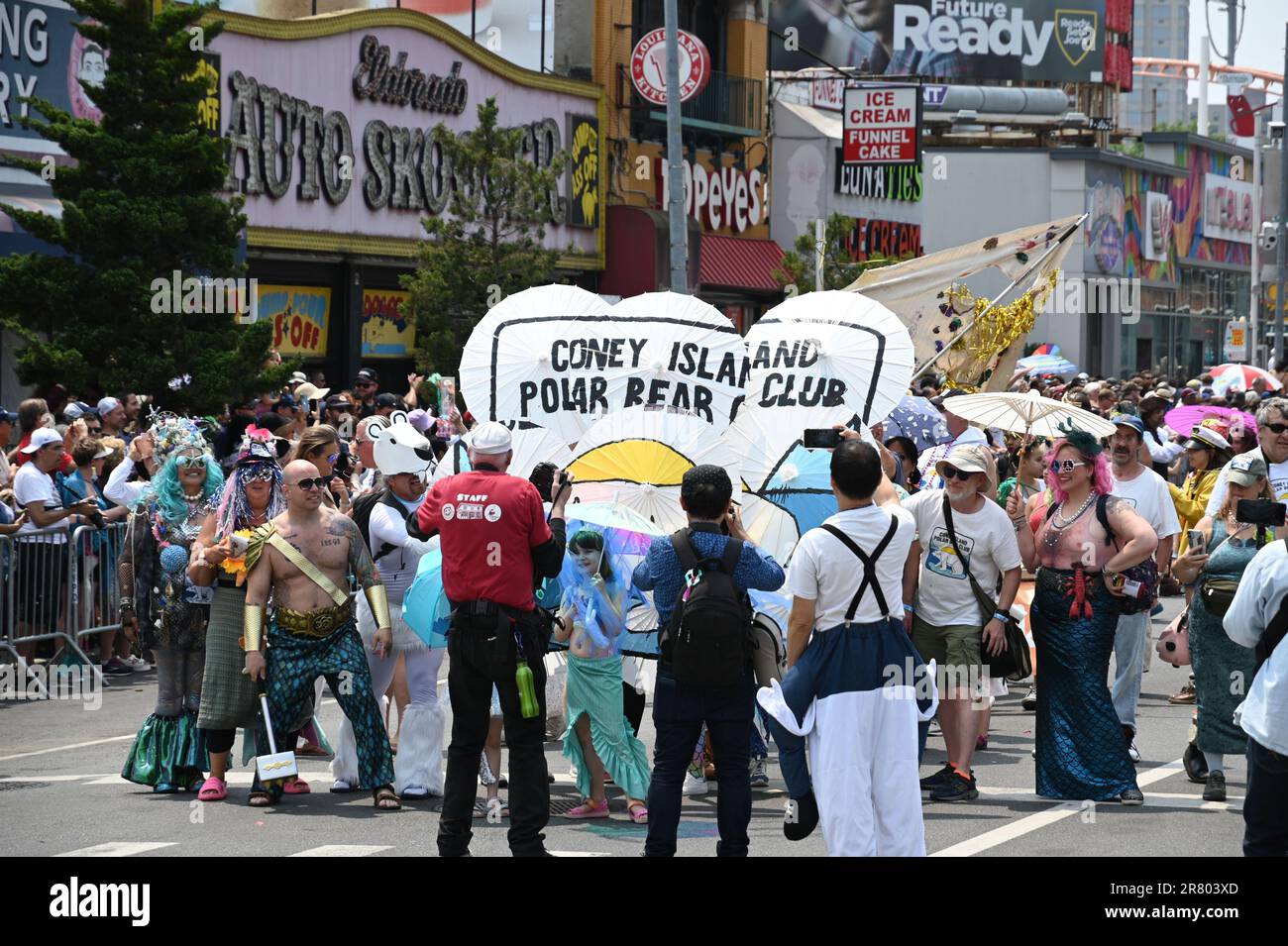 June 18, 2023, NewYork, New York: (NEW) The Mermaid Parade in Coney ...